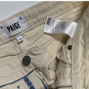 PAIGE | Shorts | Paige Denim Jean Short Shorts 24 Beige Khaki Blue ...